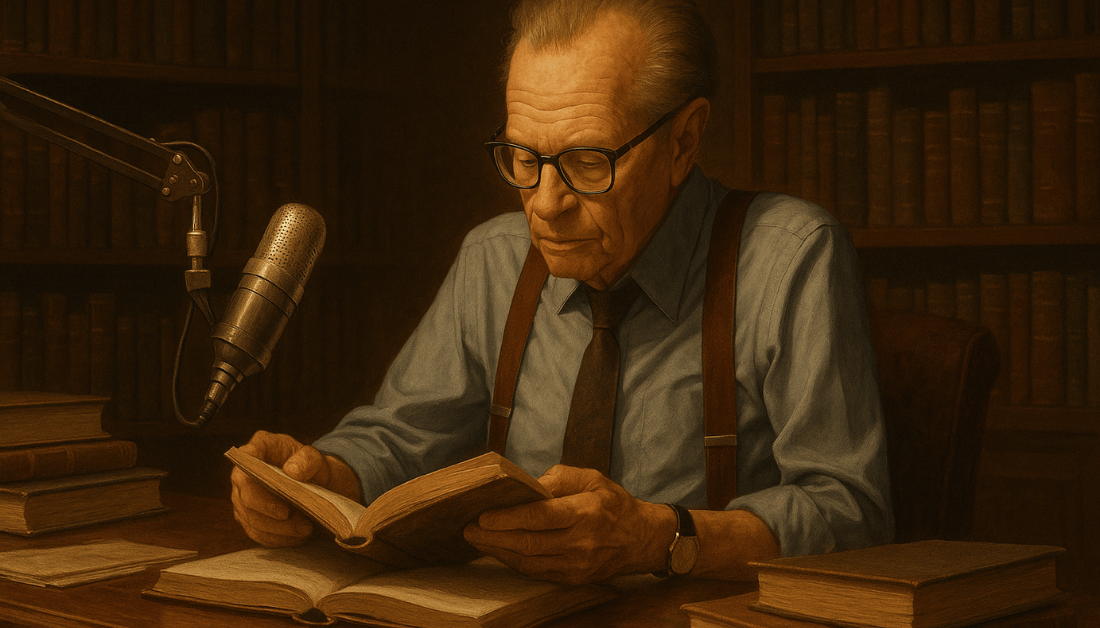 Larry King’s Book Recs Are Still Unmatched—Even in 2025 - AmpleReads - Blog